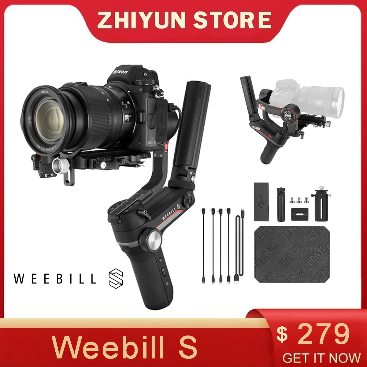 ZHIYUN-Weebill-S-estabilizador-de-card-n-de-c-mara-port-til-Weebill-S ...