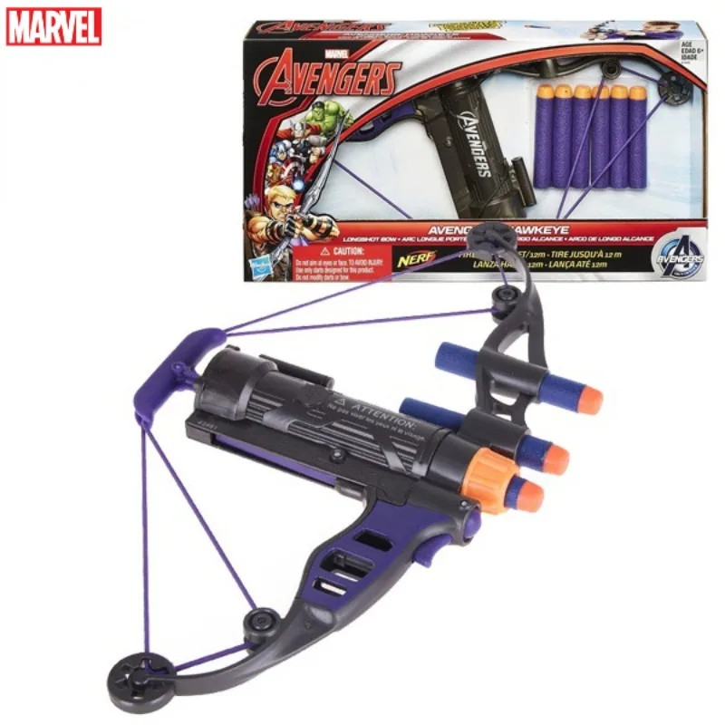Nerf Hawkeye Bow Nerf Avengers Hawkeye Bow Blaster, Kids Toy Play,