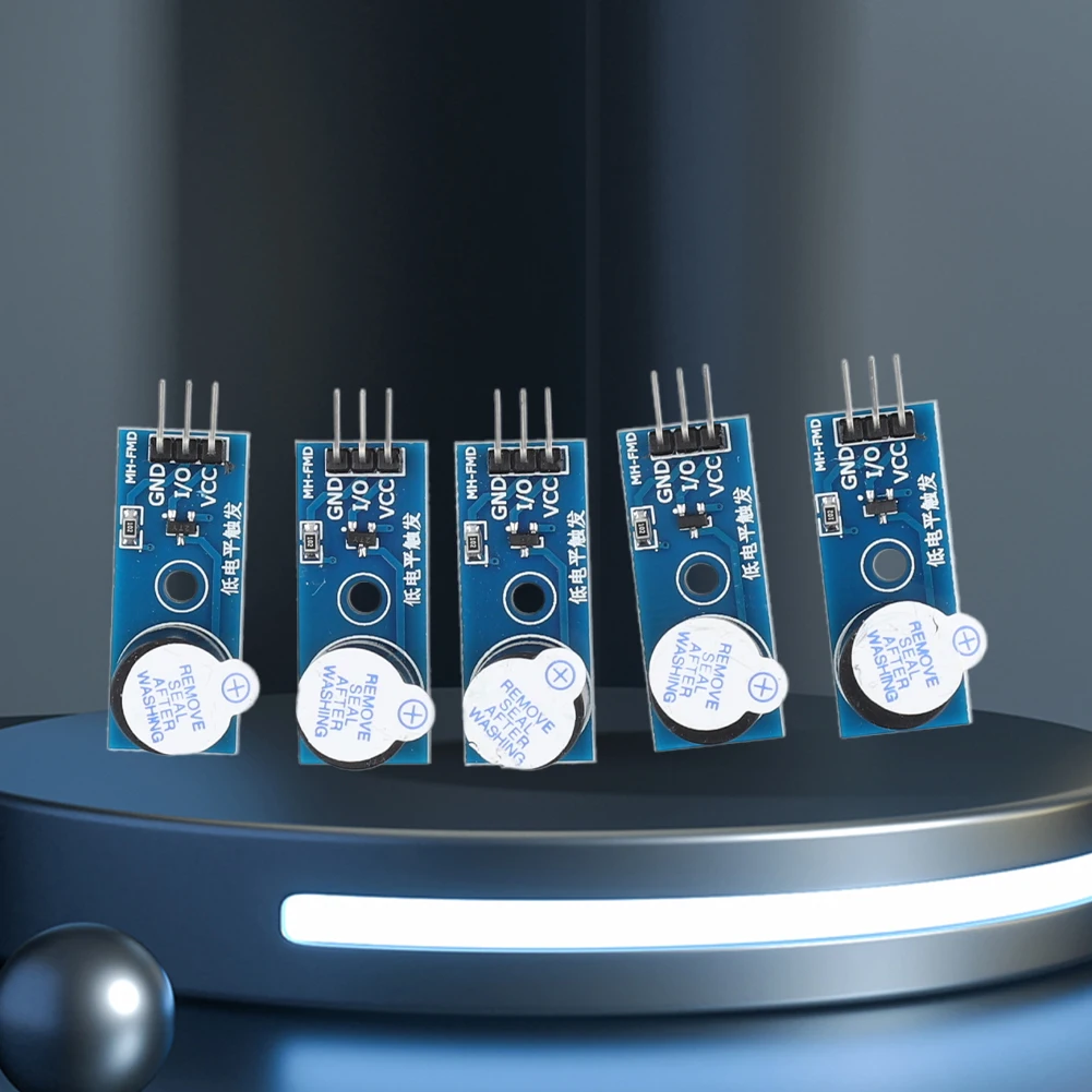5PCS-Active-Buzzer-Low-Level-Modules-3-3V-5V-Buzzer-Alarm-Beeper-Module ...