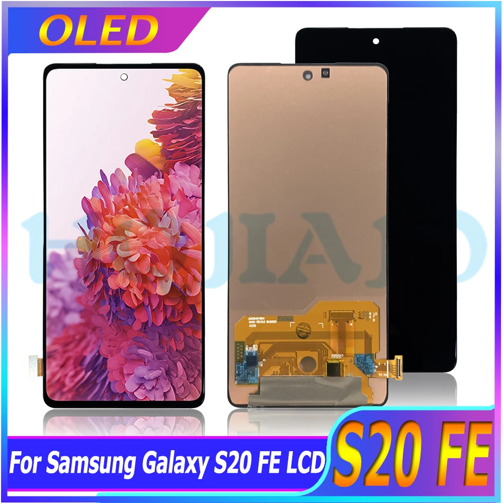 OLED 6.5 "삼성 갤럭시 S20 FE 5G LCD G781B S20 라이트 디스플레이 터치 스크린, 삼성 S20FE LCD 어셈블리 교체 부품| | - AliExpress