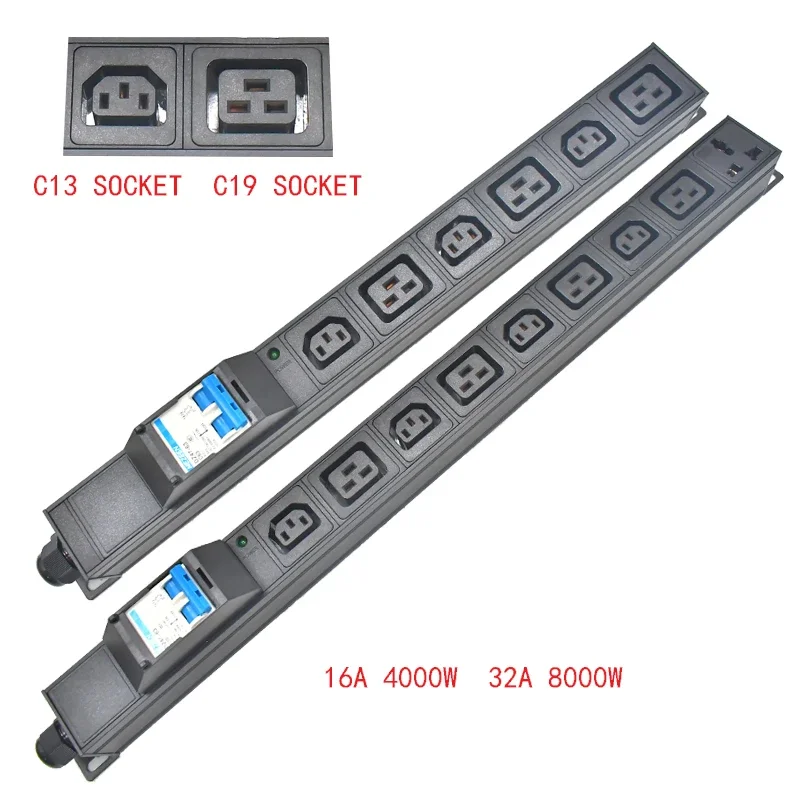 PDU-power-strip-Power-Distribution-Unit-C13-C19-SOCKET-Air-switch ...