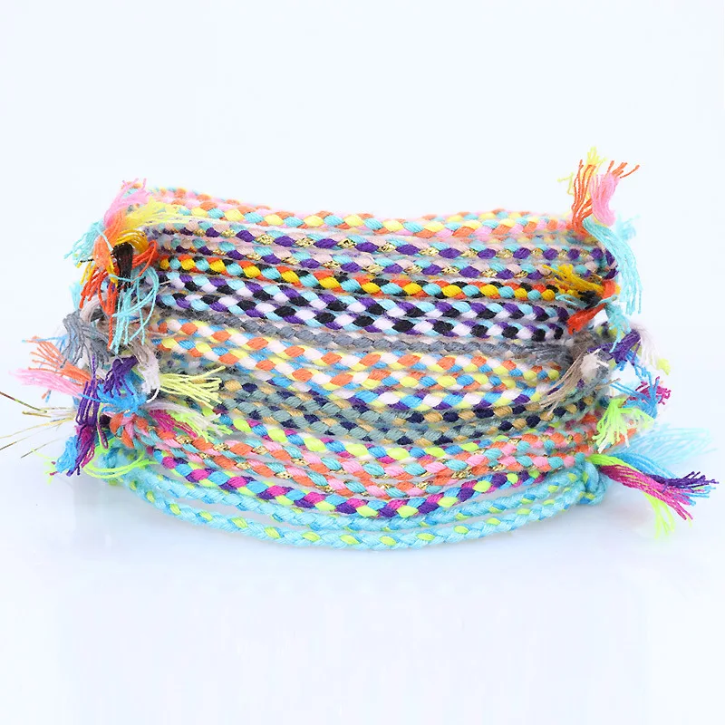 10PCS-Lucky-Handmade-Woven-String-Bracelets-for-Women-Men-Tassel-Knots ...
