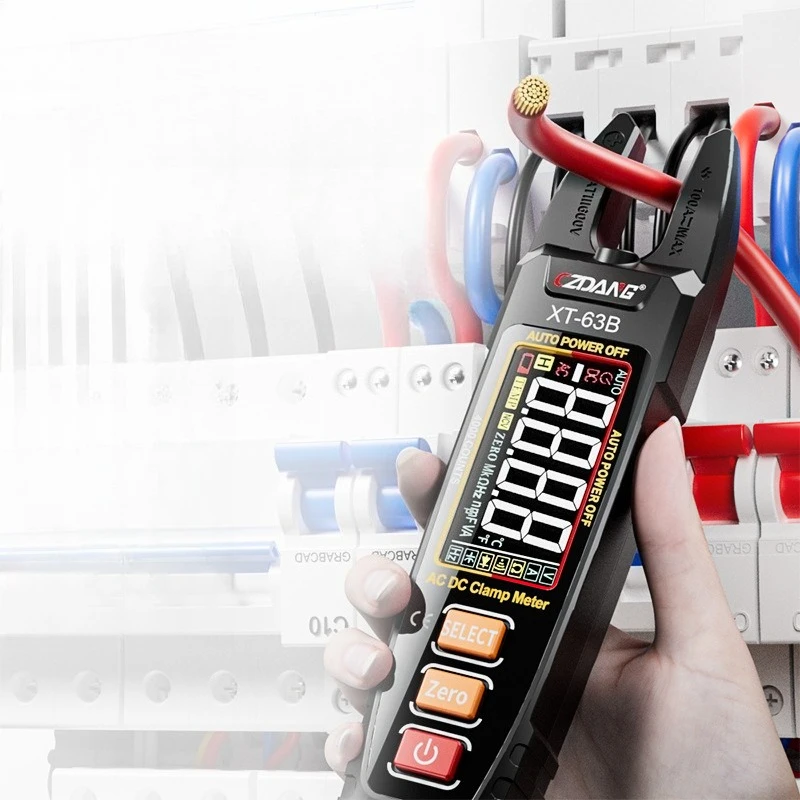 Modern Electrician-Specific Color Screen U-Shaped Clamp Meter AC/DC ...