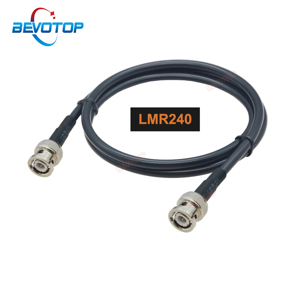 LMR240 BNC Male to BNC Male Plug Connector RF Coaxial Cable LMR 240 50 ...