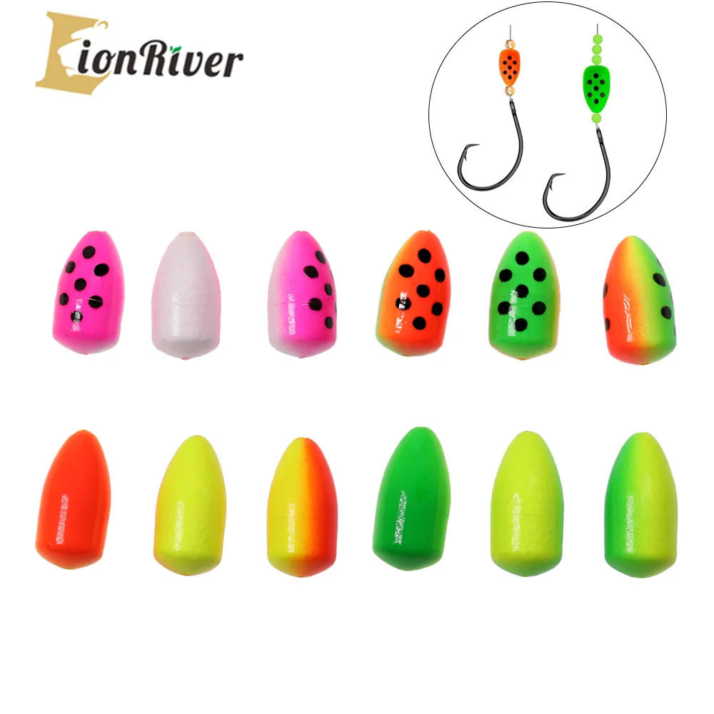 Lionriver Foam Fishing Float Bullet Floats Buoyancy Ball Fishing Float ...