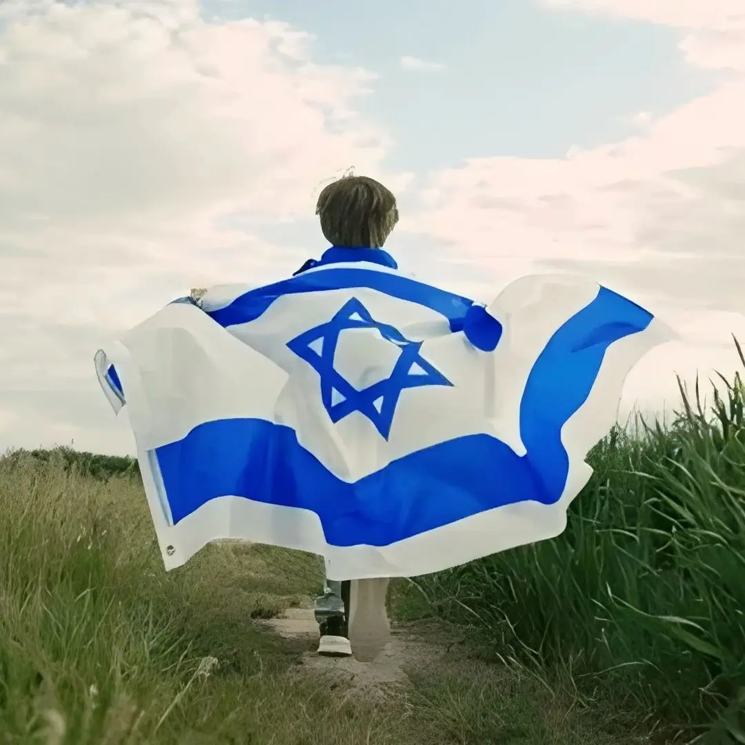 Xiangying Israel National Flag 90X150cm Hanging Polyester ISR IL ...