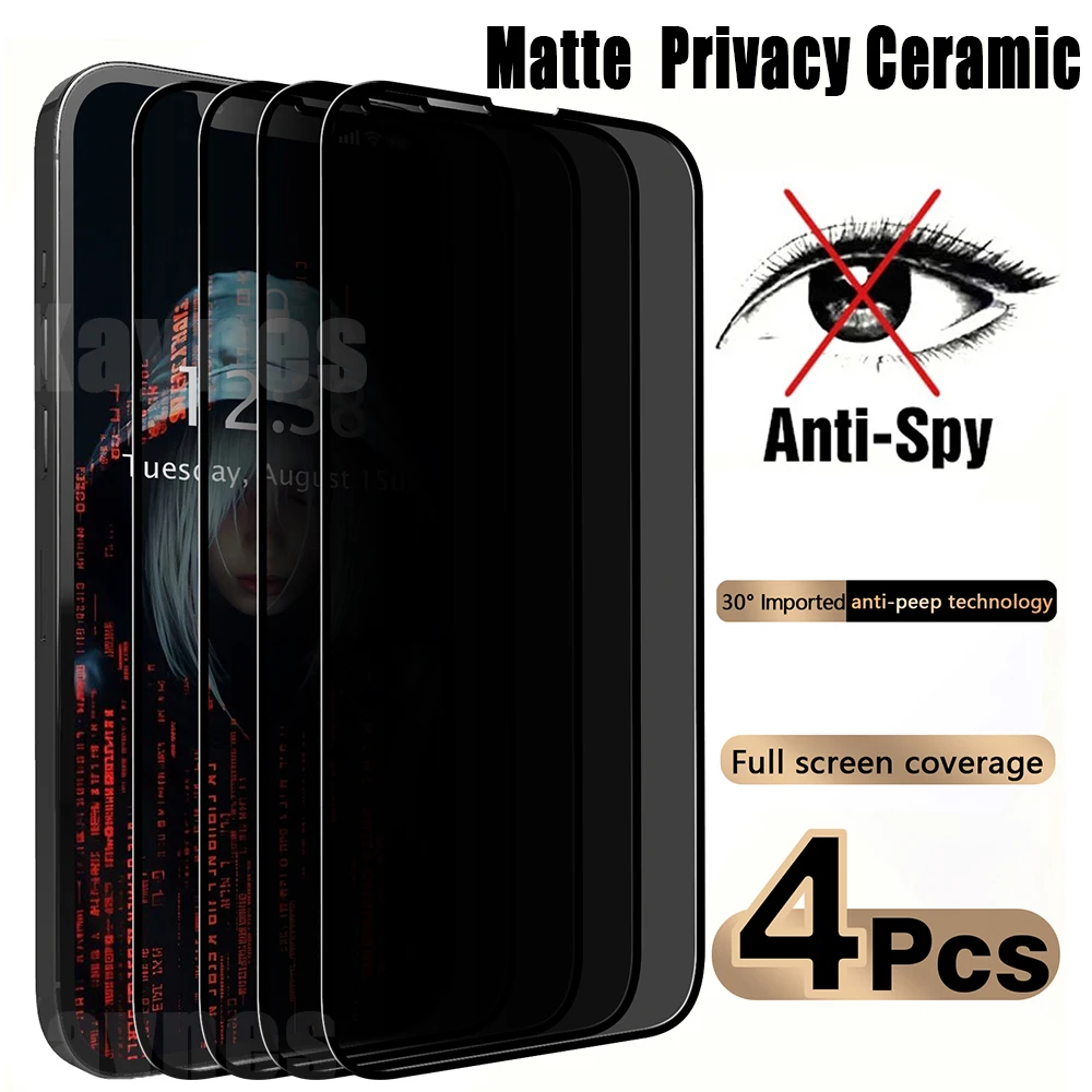 Matte-Ceramic-Privacy-Screen-Protector-For-Xiaomi-Redmi-Note-13-Pro-12 ...