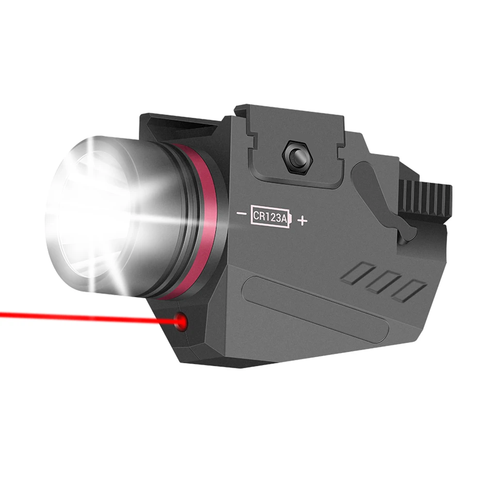 Tactical-Gun-Light-with-Red-Laser-Pistol-Light-Handgun-Pistol ...