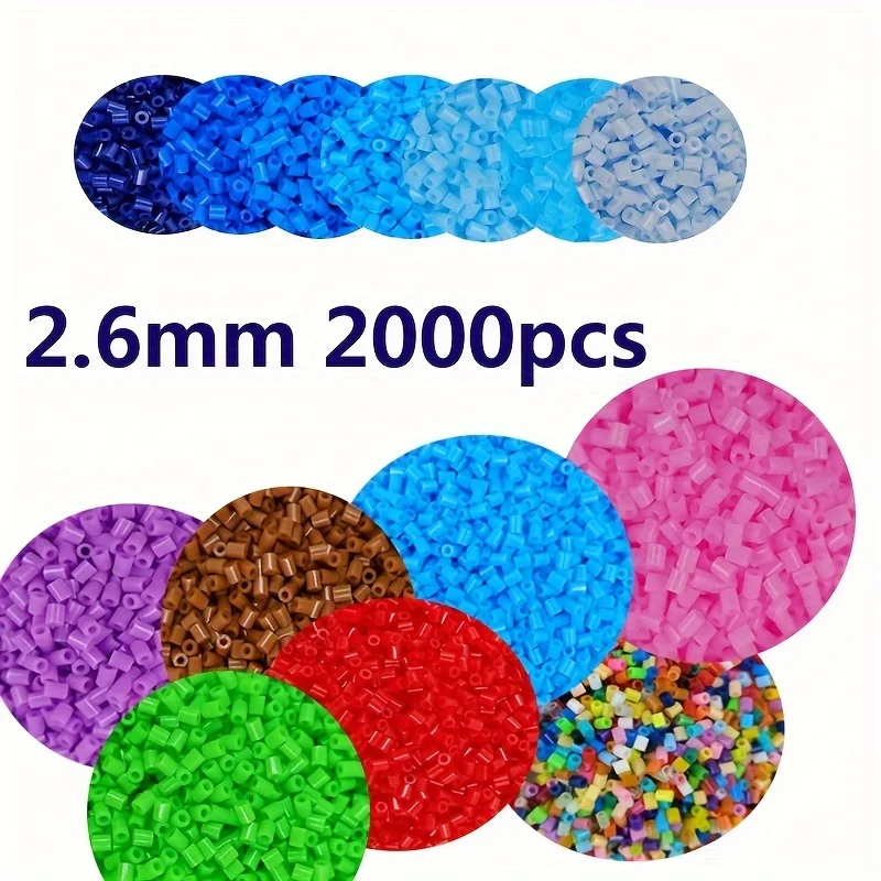 2000pcs-2-6mm-Fuse-Mini-Melting-Beads-Kit-3D-Pixel-Puzzle-Craft-Beads ...
