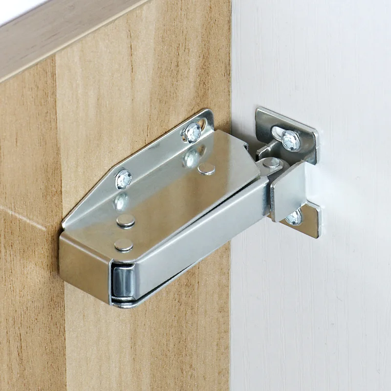 2 Pcs Loft Touch Catch Latch Cupboard Door Hatch Attic Push To Open ...