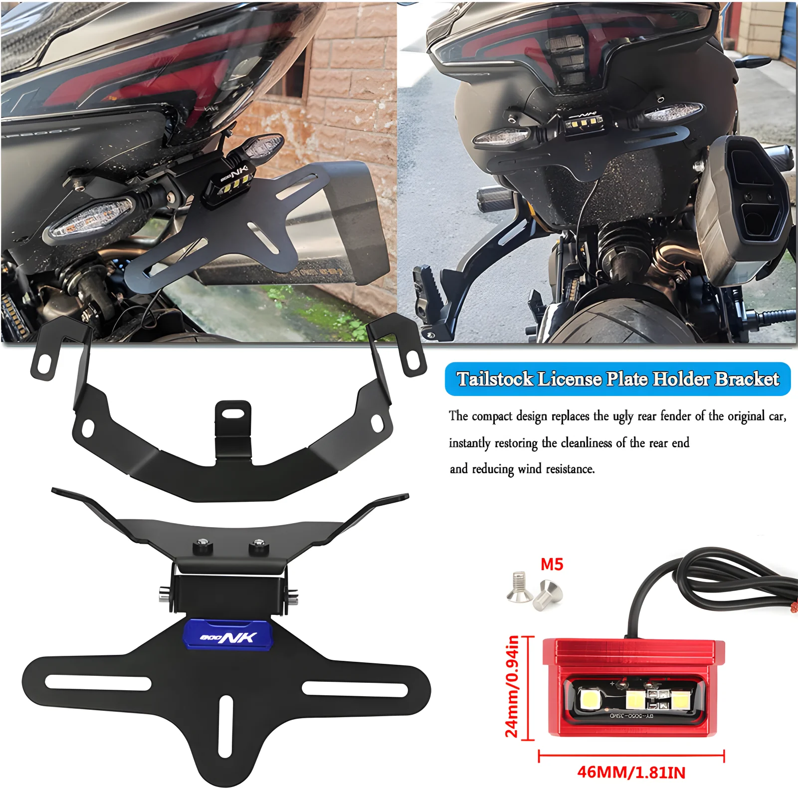 Fit FOR CF800NK 800NK 800 NK 2023 Motorcycle Rear Short Tail Stock ...