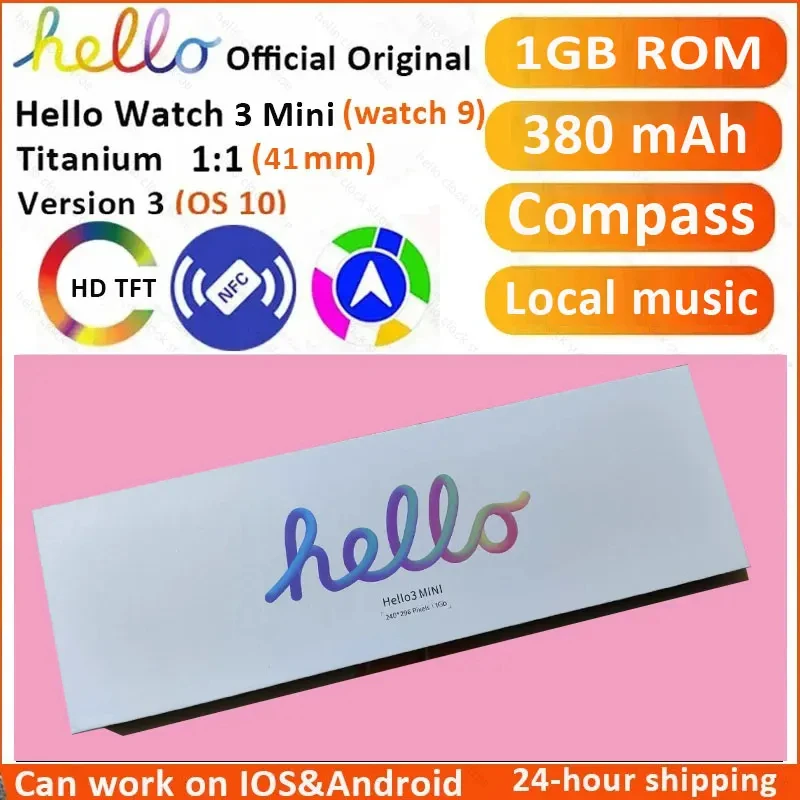 Official-Original-Hello-3-Mini-Smart-Watch-Series-9-41mm-1G-ROM-NFC ...