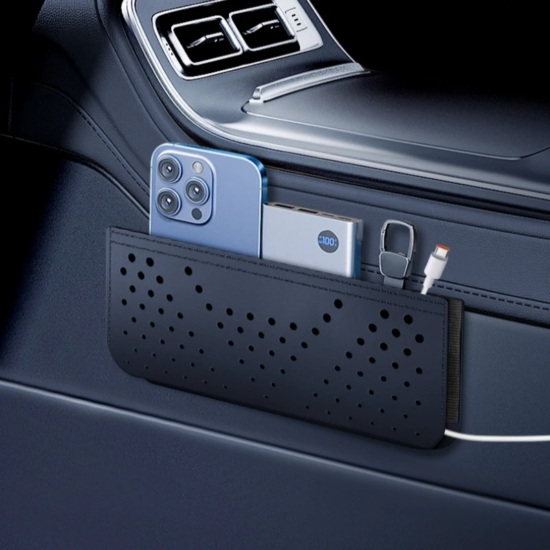 Faux Leather Car Dashboard Organizer Multifunctional Storage Pouch ...