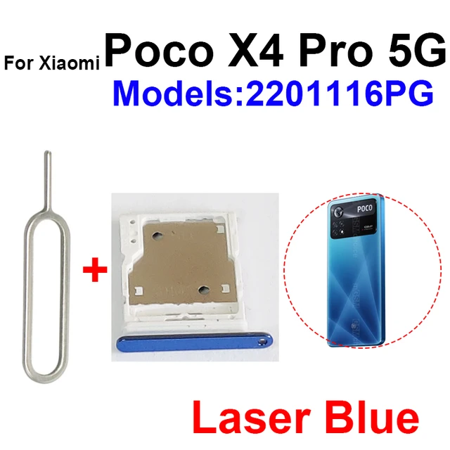 Sim Card Tray For Xiaomi Poco X4 GT X4 Pro 5G SIM Card Slot Micro SD ...