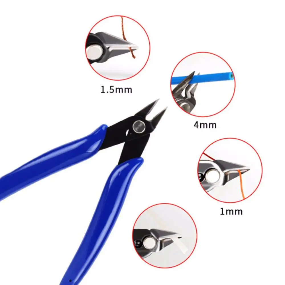 Electrical Wire Cable Cutters Cutting Side Snips Flush Pliers Nipper ...