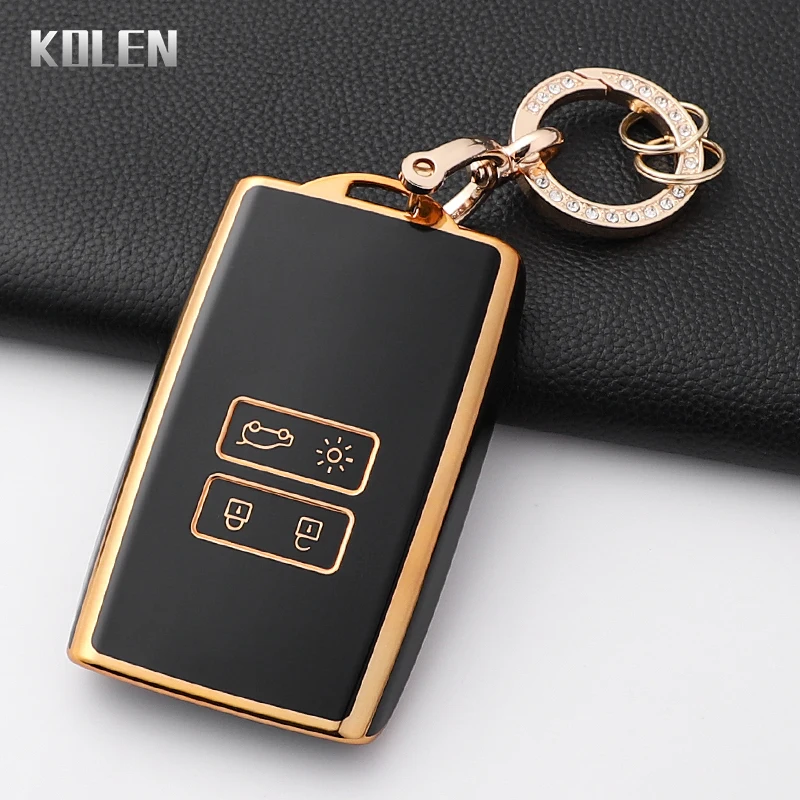 Luxury Car Remote Key Case Cover For Renault Koleos Kadjar Captur ...