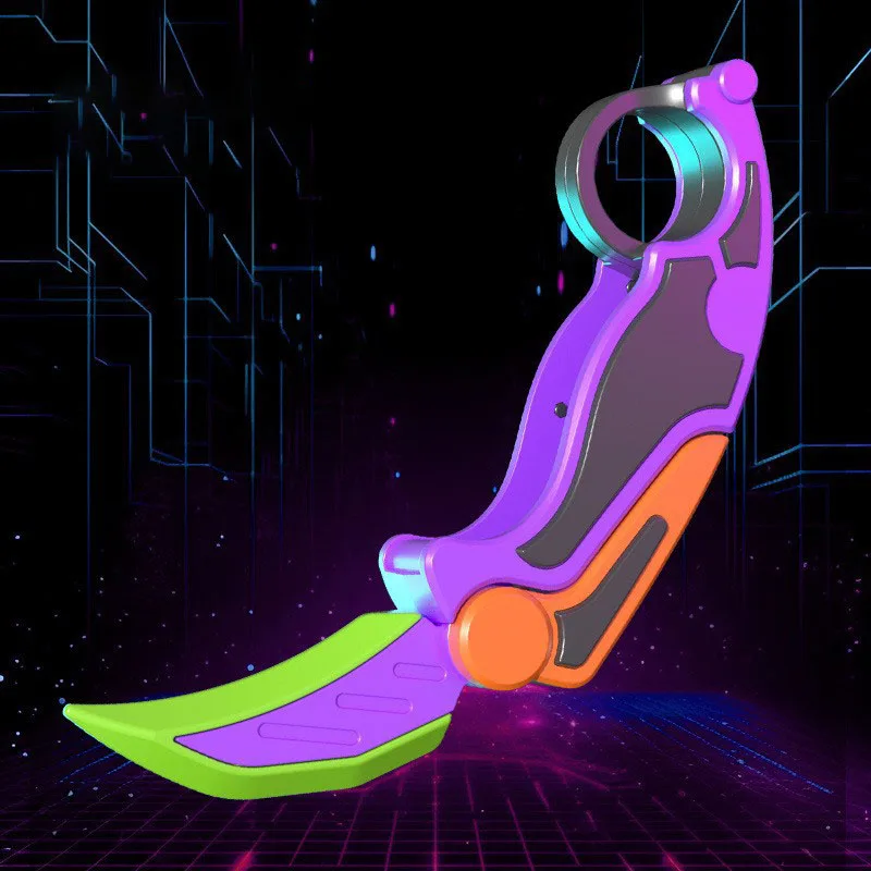 3D-Printed-Carrot-Knife-Claw-Toy-Creative-Foldable-Rotating-Butterfly ...