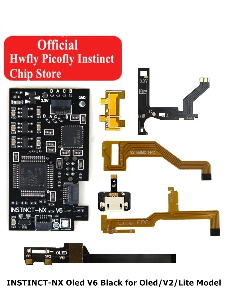 Chip INSTINCT V6 compatible con Oled/V2/Lite, consola actualizable y ...