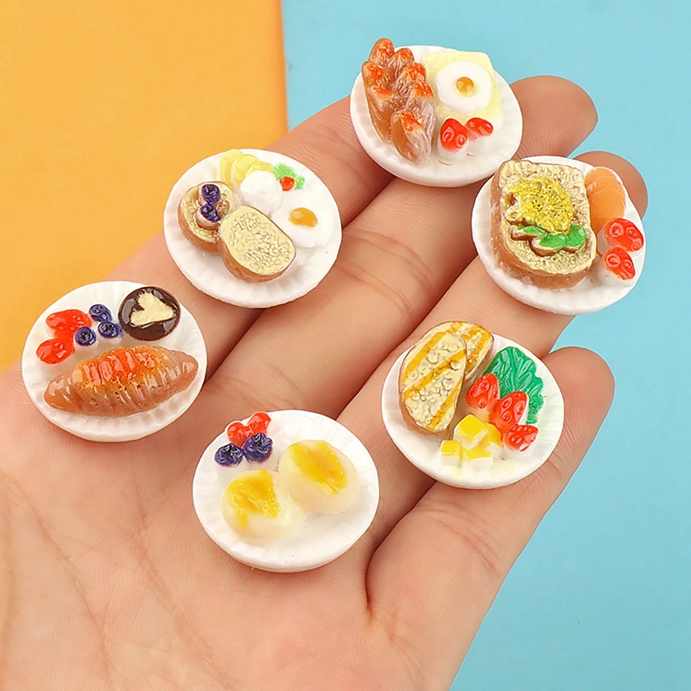 6PCS-Dollhouse-Miniature-Simulation-Food-Play-Model-Dolls-House-Pretend ...