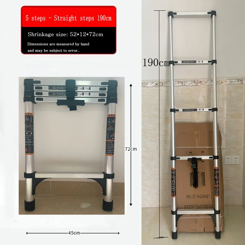Thickened-aluminum-190cm-telescopic-ladder-The-German-RVEN131-portable ...