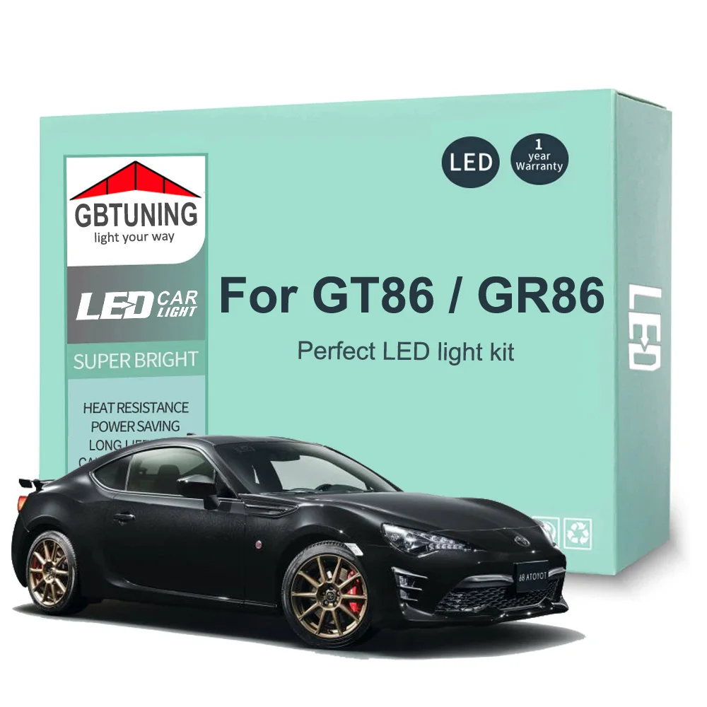 Canbus-Car-LED-Interior-Light-Bulb-Kit-For-Toyota-86-GT86-GR86-2012 ...