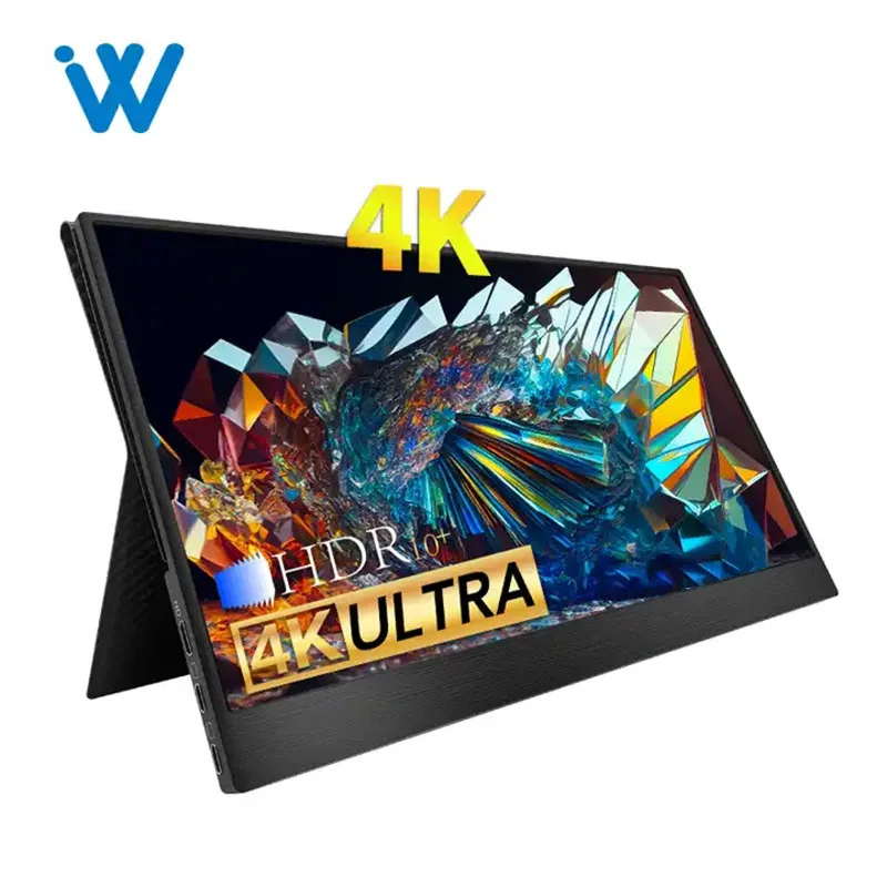 17.3 inch IPS-A 4K Computer Display Mobile Screen HDR Portable External ...