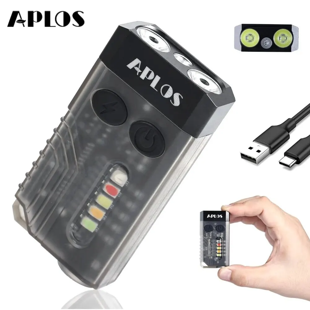 APLOS-L02-EDC-Flashlight-Keychain-Light-1000-Lumens-Portable-Super ...