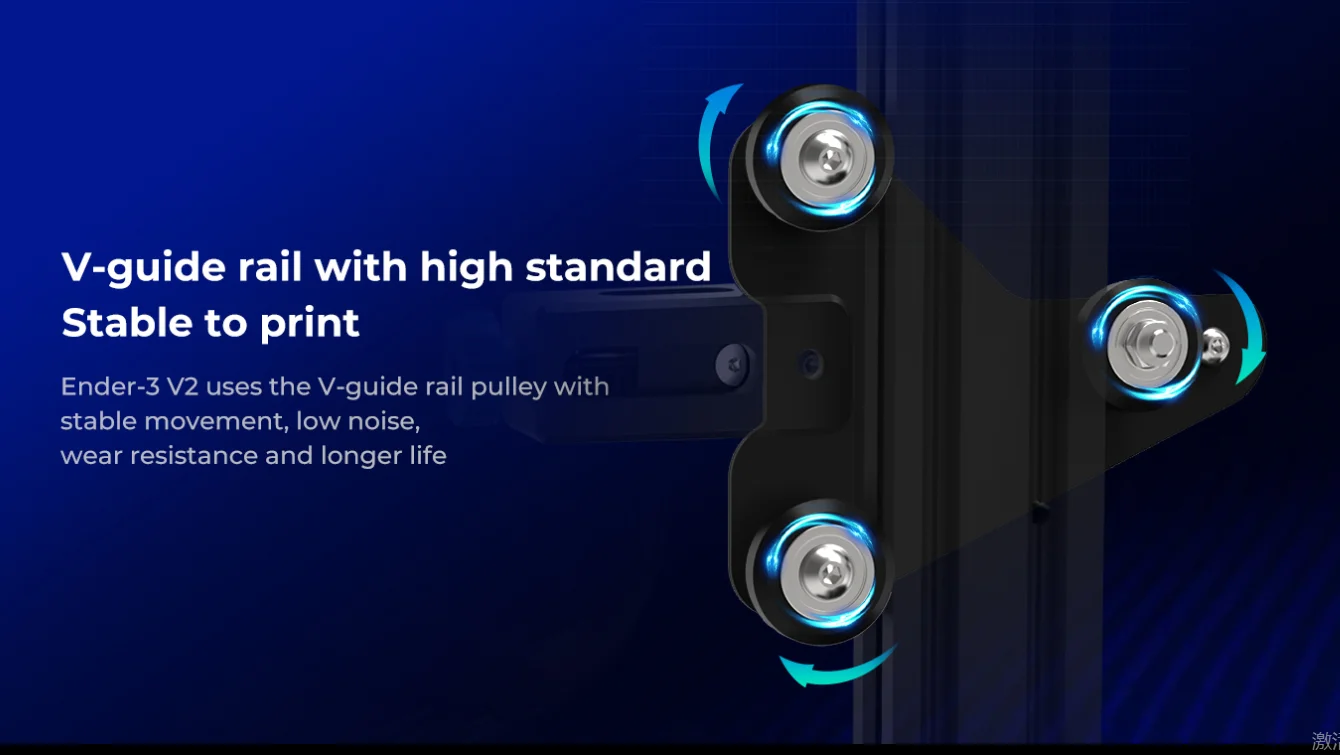 CREALITY Upgraded Ender 3 V2 3D Printer with High Precision Resume ...