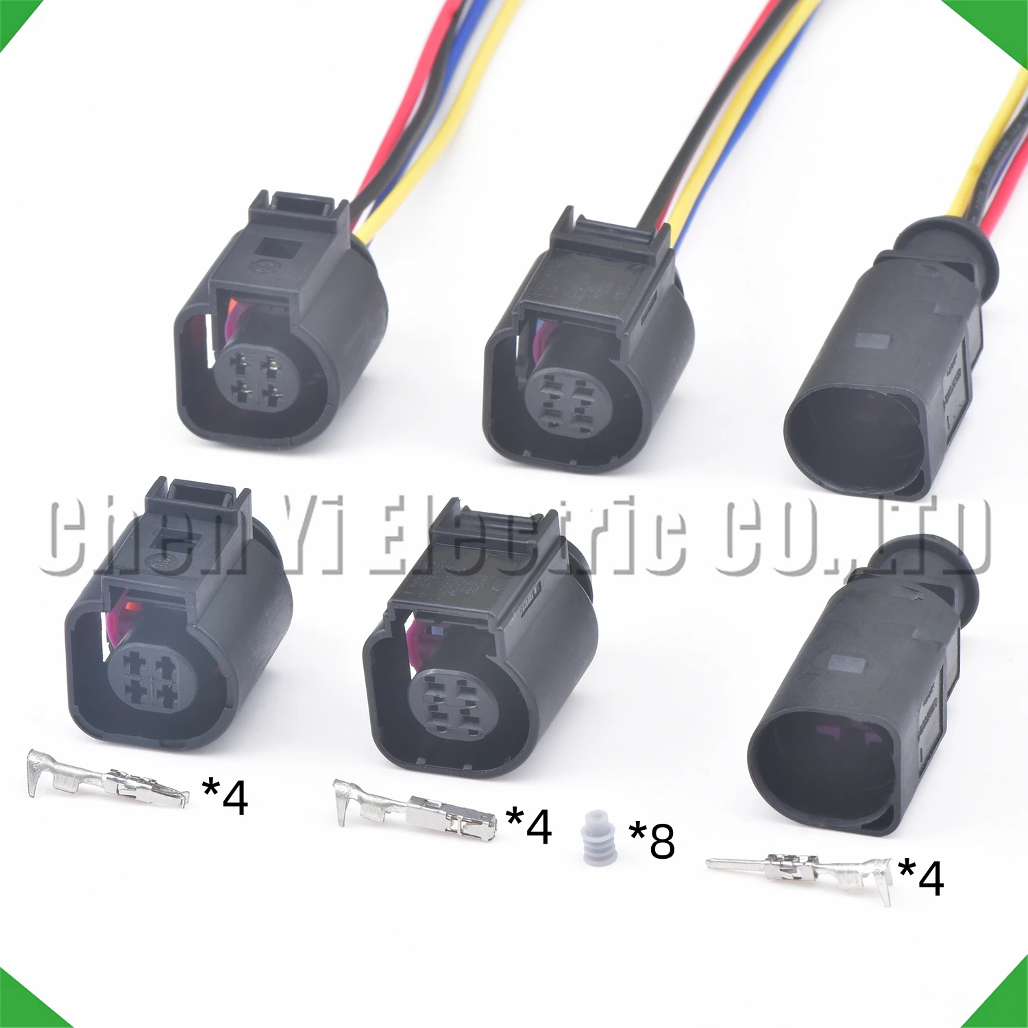 Conectores automáticos de 4 pines, sensor de nivel de líquido y ...