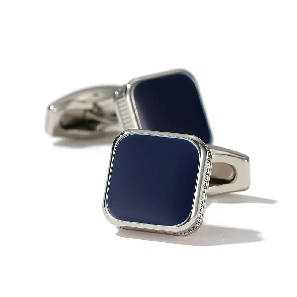 Men's Cufflinks Square Simple Classic Business Cuff Links 3 Colors ...