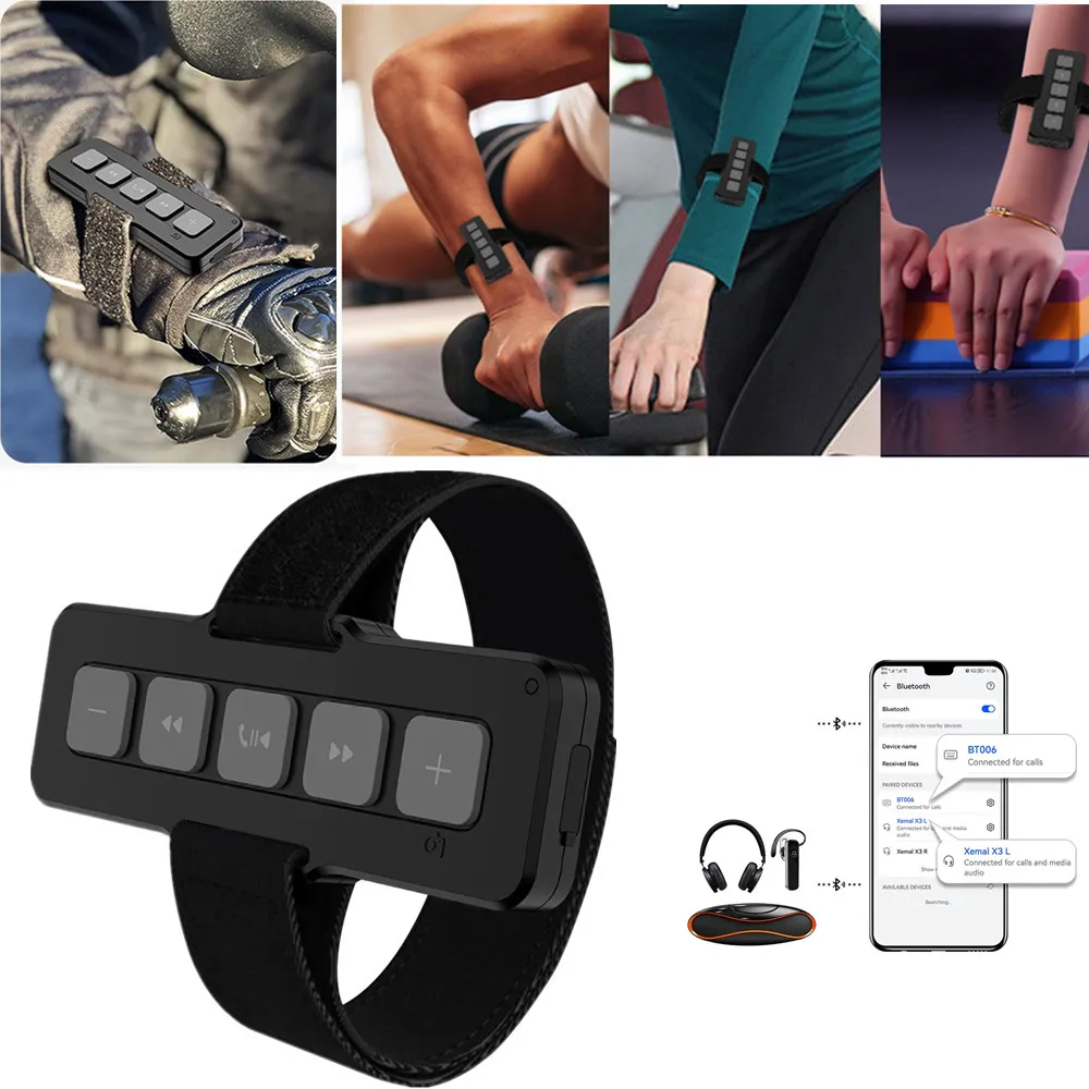 Car Wireless Bluetooth Motorcycle Bike Remote Controller Bike Handlebar ...