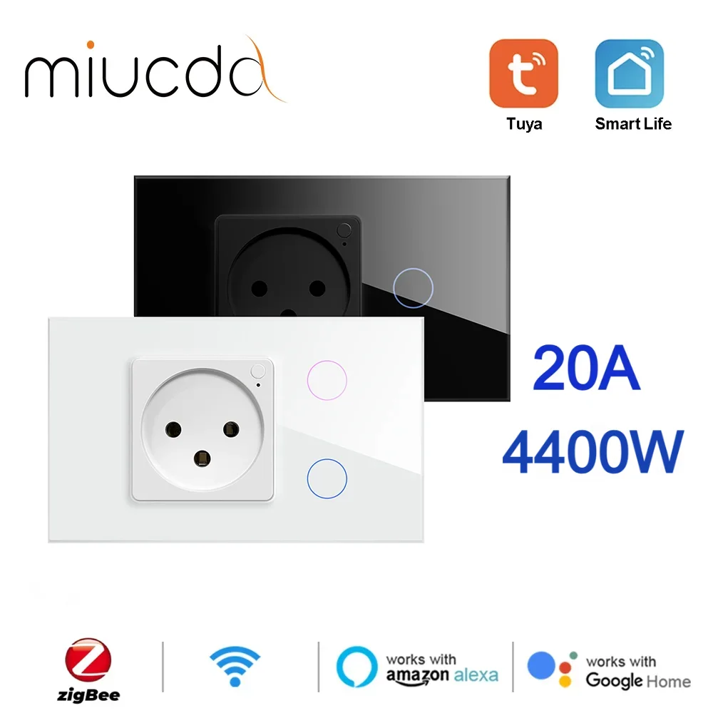 MIUCDA-Tuya-WiFi-ZigBee-Israel-Smart-Touch-Light-Switches-Plus-Sockets ...
