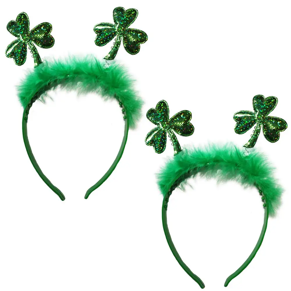 2pcs-St-Patrick-s-Day-Green-Shamrock-Clover-Headbands-Saint-Patrick-s ...