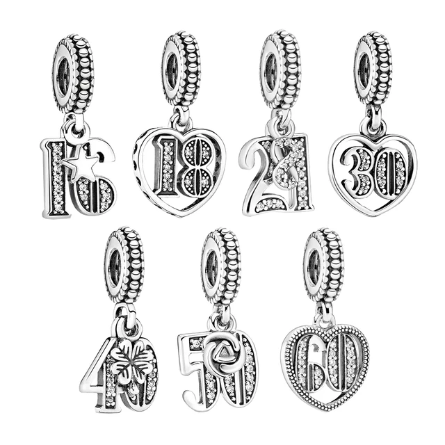 60th Birthday Pandora Charm