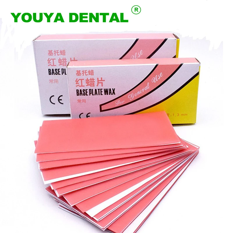 1-Box-15-18-Sheets-Dental-Base-Plate-Red-Wax-Dentistry-Lab-Material ...