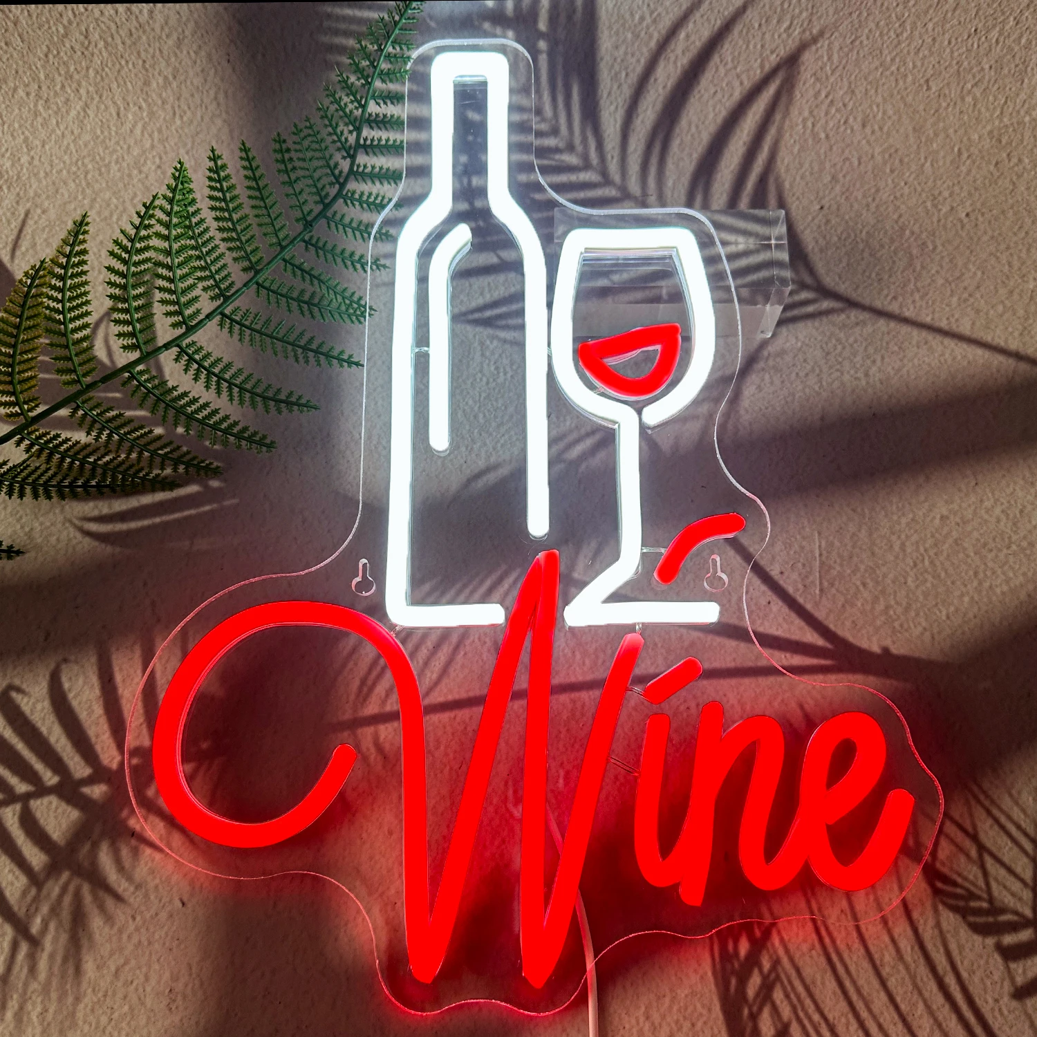 Wine-glass-Neon-sign-LED-sig-Wine-neon-Light-lettering-kitchen ...