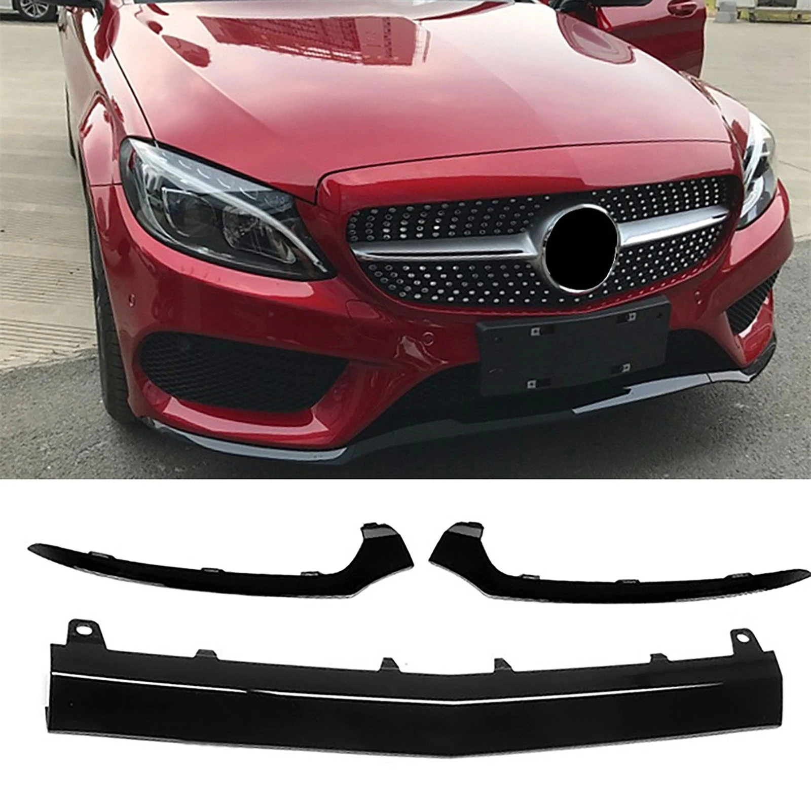 Автомобильный передний бампер, спойлер, диффузор, защитная защита для ...