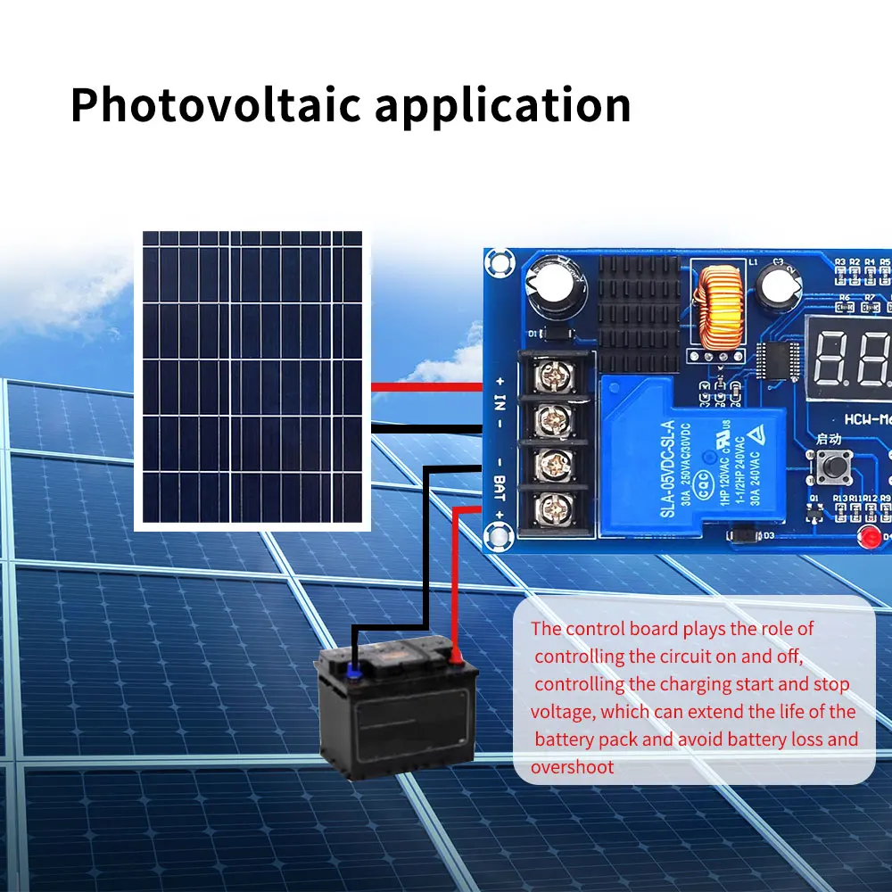 HCW-M634 Battery Lithium Battery Charging Control Module DC6-60V ...