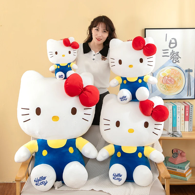 Big-Size-Sanrio-Blue-Hello-Kitty-Plush-Toys-Kawaii-KT-Cat-Hello-Kitty ...