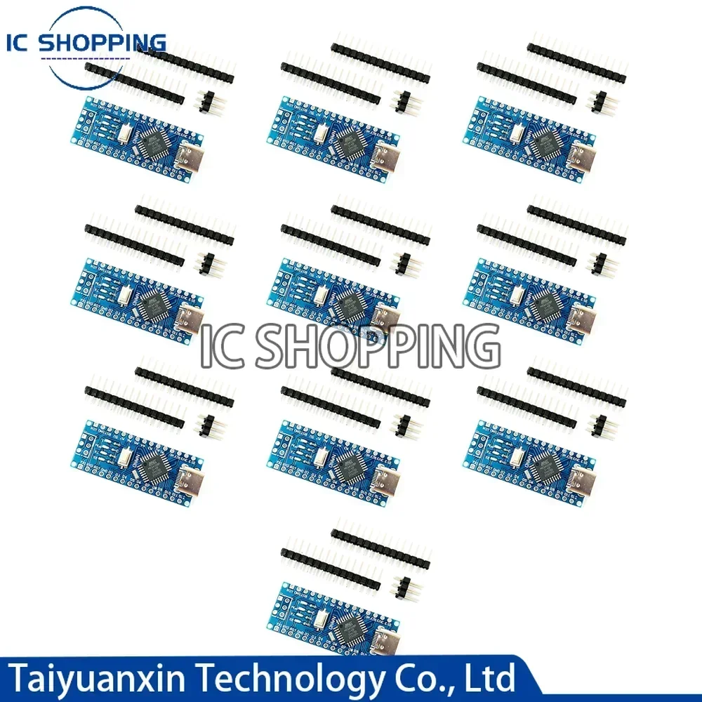 10PCS Nano V3.0 Microcontroller Board for Arduino with CH340 USB Driver ...
