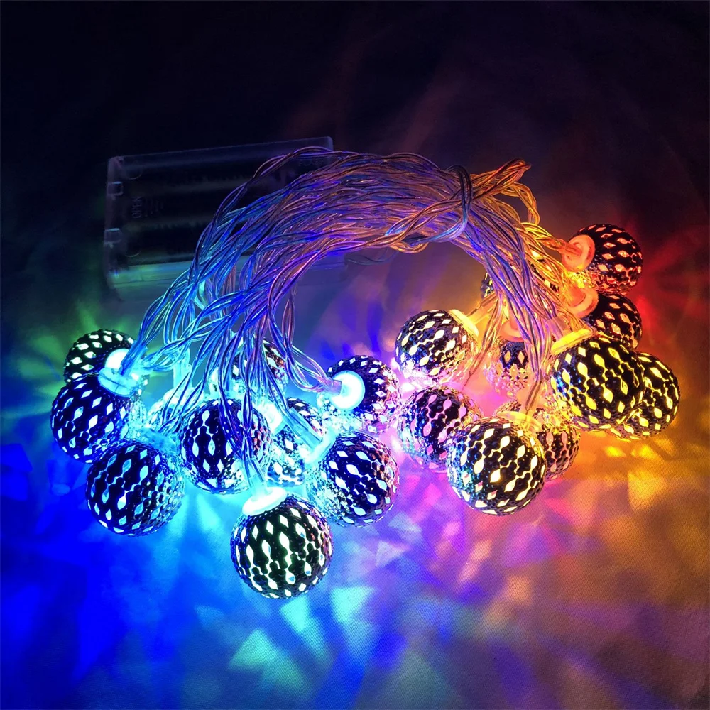 3M-20-Leds-Metal-Moroccan-Ball-25MM-Holiday-String-Light-Hanging-Fairy ...