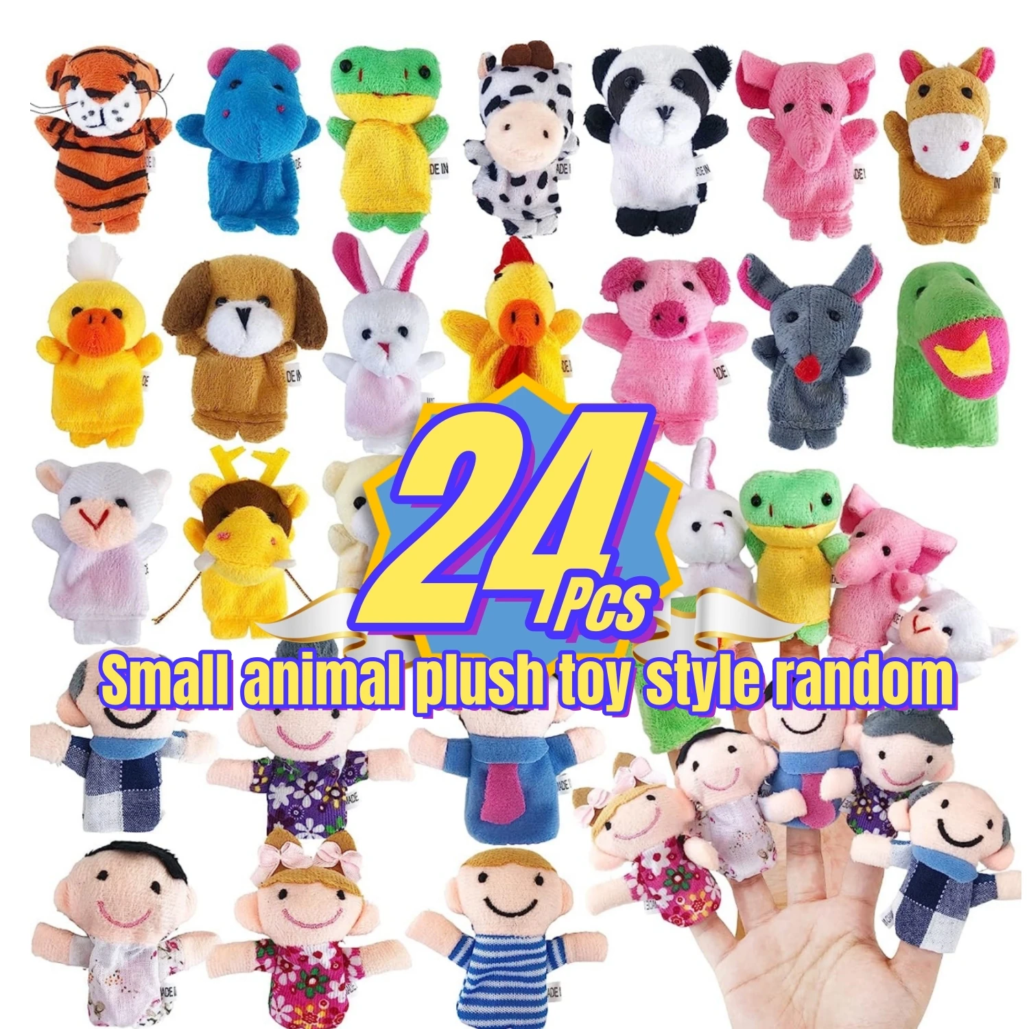 24-PCS-Finger-Puppets-Set-Mini-Stuffed-Animals-Finger-Puppet-Toys-for ...