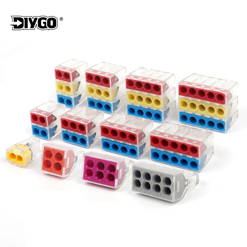 Mini conector de Cable rápido compacto Universal, conductores, bloque ...