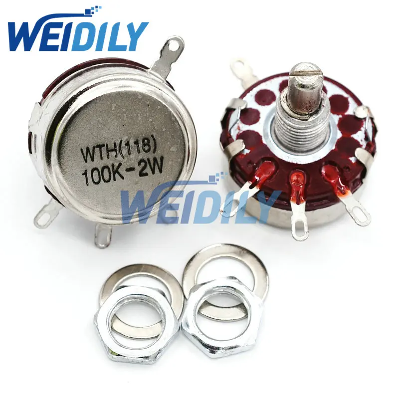 Potenci-metro-WTH118-100K-2W-1A-nueva-resistencia-Variable-aut-ntica ...