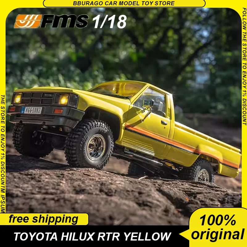Fms-1-18-oto-TOYOTA-Hilux-RTR-RC-Off-Road-araba-pikap-Rtr-Rc-araba ...