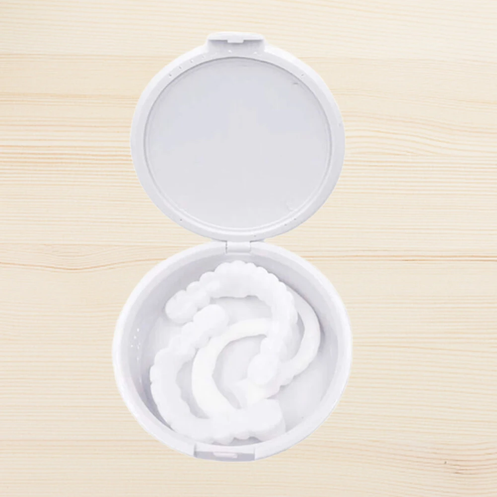 2-Pairs-Smile-Whitening-Teeth-Snap-Cap-Denture-Care-Temporary-Teeth ...