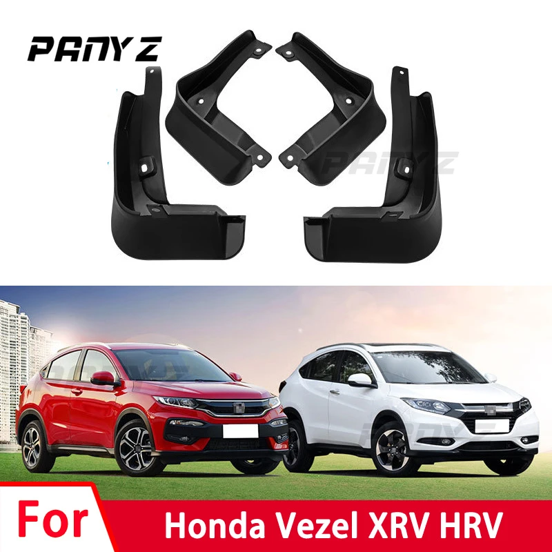 Guardabarros delantero y trasero para coche, accesorios de estilismo para Honda Vezel XRV HRV 15 ...