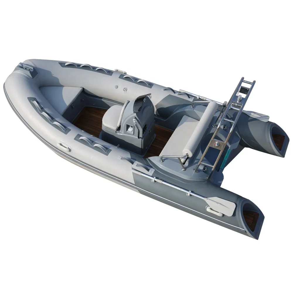 CE China RIB430 Sport RIB Boat Fiberglass Fishing Boat RIB Fishing With ...