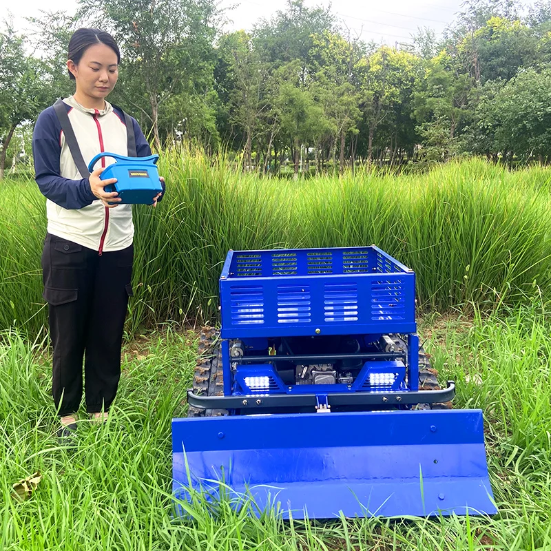 Customized multifunctional tracked lawn mower, intelligent remote ...