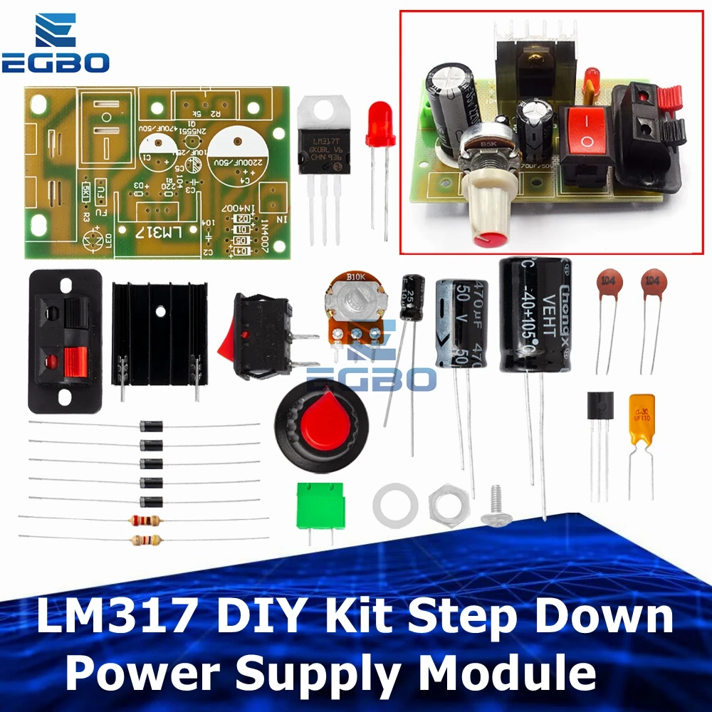 LM317-DIY-Kit-Step-Down-Power-Supply-Module-Adjustable-Voltage ...
